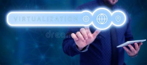 Conceptual Caption Virtualization Business Showcase Application Of Virtual Environment To