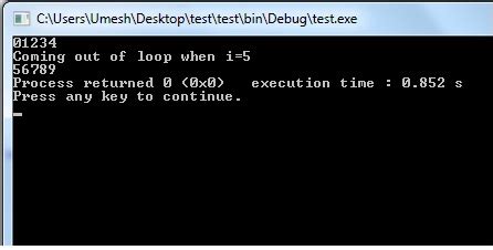 Output Of Break In C Programming II BINARYUPDATES