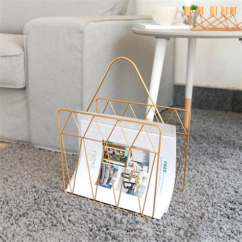 Декоративный металлический держатель для журналов и органайзеров для журналов книг газет