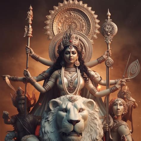 Maa Durga Generative Ai Premium Ai Generated Image