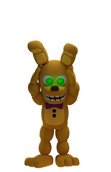 Fnaf World Springbonnie Render By Gart9 On Deviantart