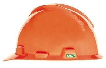 Msa V Gard Casco 488146 Pead Naranja De Alta Vis Rshughesmx
