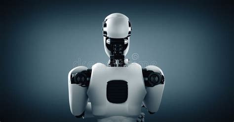 Xai Thinking Ai Humanoid Robot Analyzing Information Data Stock