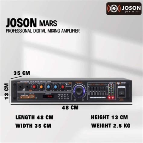 Joson Mars Powered Amplifier Original Lazada Ph