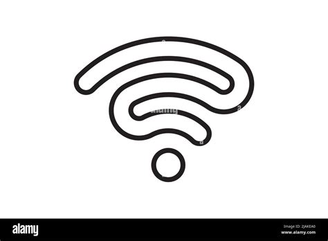 Wi Fi Symbol Signal Connection Vector Wireless Internet Technology