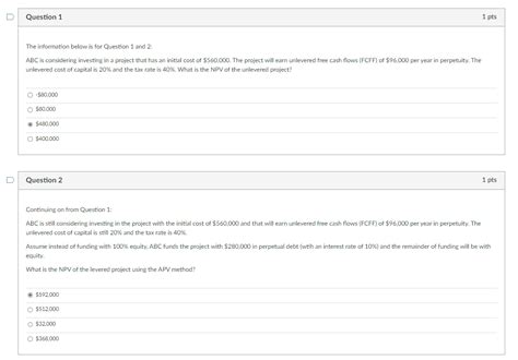 Solved Question 1the Information Below Is For Question 1