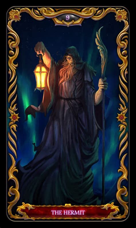 The Hermit Tarot Card Symbolism And Spiritual Enlightenment Numerologist