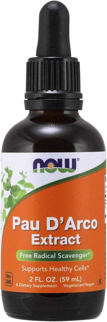 Now Supplements Pau Darco Extract Liquid With Dropper