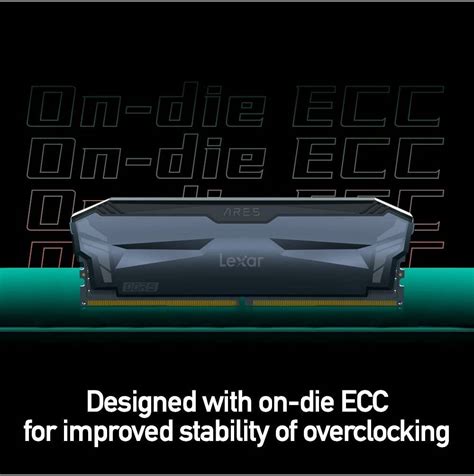 Lexar Ares 32gb 16gbx2 Ddr5 Oc Desktop Memory Kit With Heatsink 5200mhz Clocking Speed 1 2