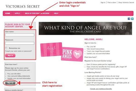 Vsangelcard Com Victoria S Secret Credit Card Login To Manage Your Account Victorias