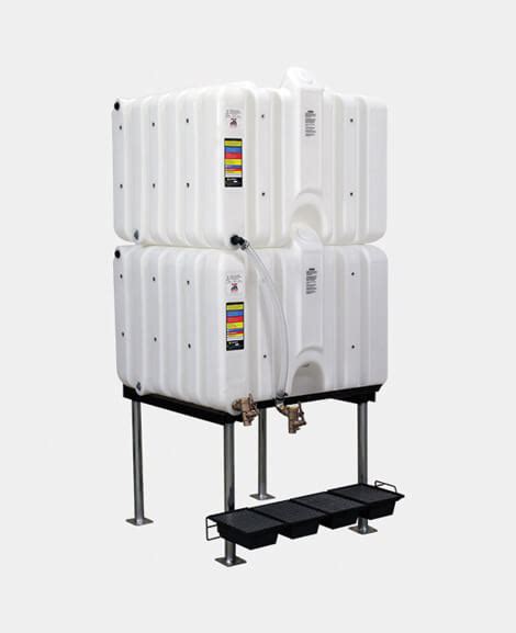 Rhino Stackable Bulk Oil Storage System Choose Valve — Tank Retailer