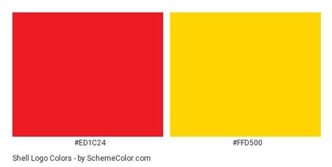 Shell Logo Color Code Reeseminquinn