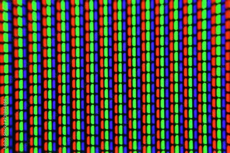 Tv Pixels Closeup Macro Screen Pixel Stock Illustration Adobe Stock