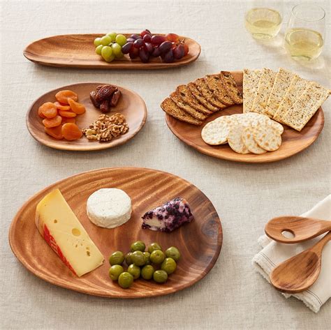 Organic Shaped Wood Serving Platters West Elm