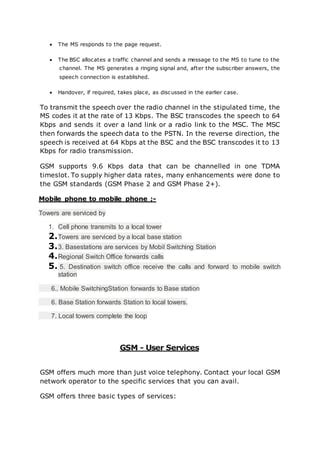 Call Flow In Gsm DOCX