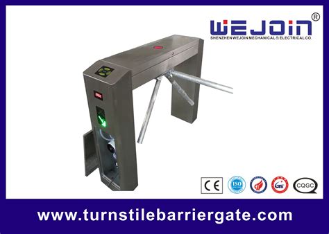 Fingerprint Rfid Card Reader Security Swing Barrier Gate Full Height 304 Stainless Steel
