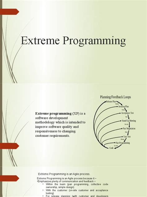 an overview of the extreme programming agile methodology and its