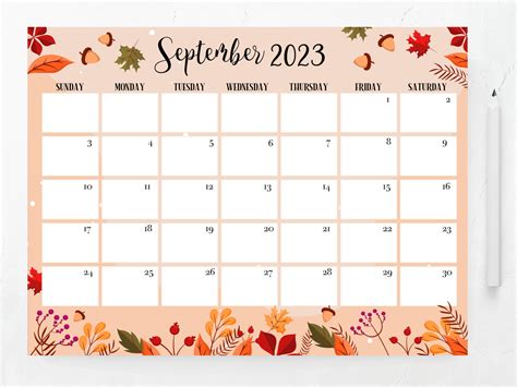 September 2023 Calendar Free Printable Calendar September 2023