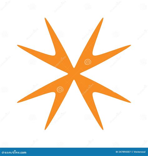 Abstract Geometric Icon Symbol Element Shape Stock Vector Illustration Of Asymmetric