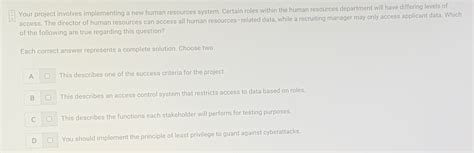 solved your project involves implementing a new human