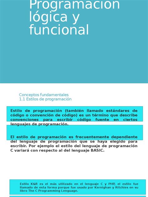 Programacion Logica Y Funcional