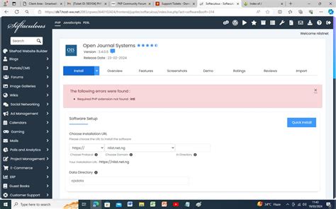 this script is not compatible with php version 8 1 0 software