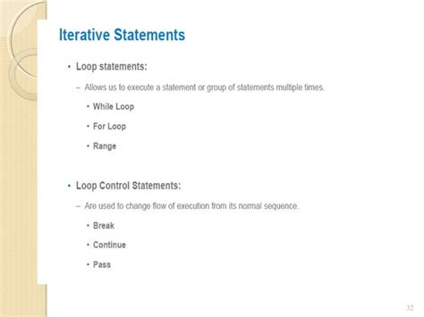 Python Control Structures Ppt Programming Languages Computing