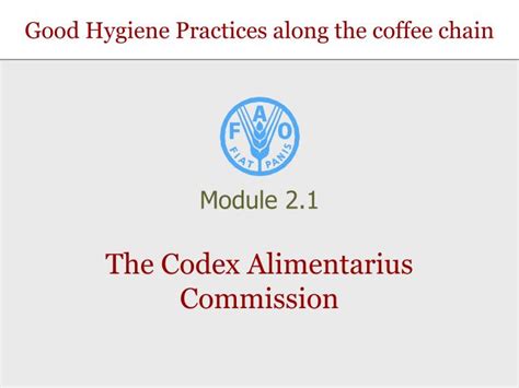 PPT The Codex Alimentarius Commission PowerPoint Presentation ID