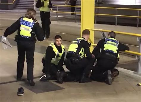 Video Shows Terrifying Moment Mahdi Mohamud Launched Frenzied Knife Attack At Manchester Station