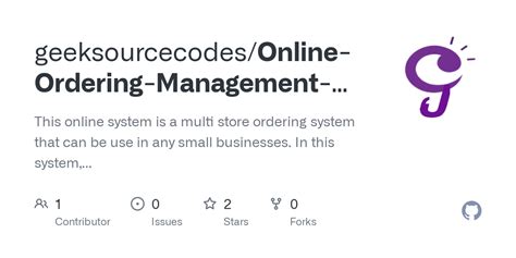 GitHub Geeksourcecodes Online Ordering Management System This Online