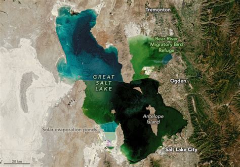 El Gran Lago Salado Se Seca