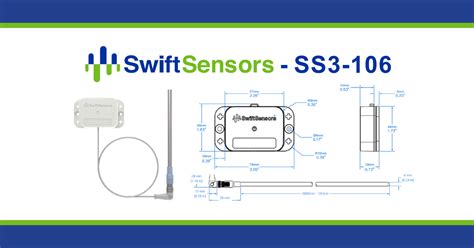 Ss3 106 Wireless High Temperature Sensor With Probe Swift Sensors