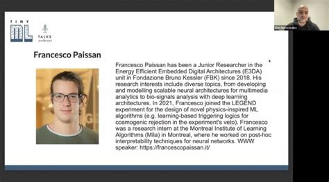 Tinyml Talks Tinyml Designing Efficient Neural Architectures And