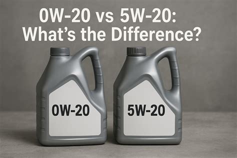 0w 20 Vs 5w 20 Whats The Difference