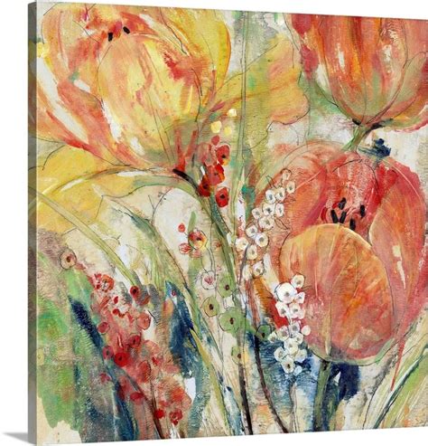 Spring Tulip Array I Canvas Art Canvas Prints Canvas Wall Art