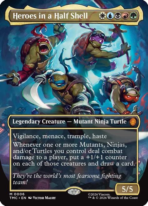 Magic The Gathering Teams Up With Teenage Mutant Ninja Turtles
