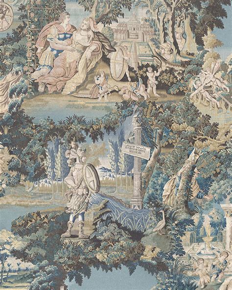 Renaud Et Armide Toile Tapestry Wallpaper