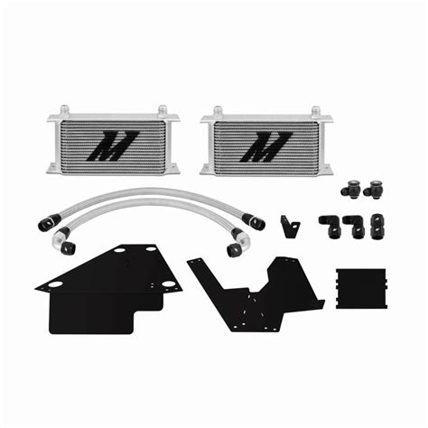 Mishimoto Dual Oil Cooler Kit 2008 2015 Mitsubishi Evo X Mmoc Evo 08