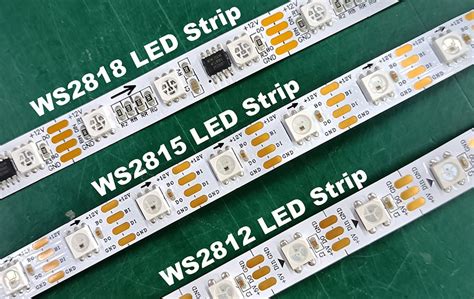 ws2815 vs ws2812 vs ws2818 led strips leading china pixel led manufacturer