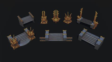 Demon Dungeon Pbr Asset Pack Full Package For Unity And Fbx