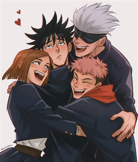 Gojou Satoru Itadori Yuuji Fushiguro Megumi And Kugisaki Nobara