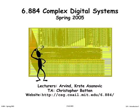 Ppt 6884 Complex Digital Systems Spring 2005 Powerpoint Presentation