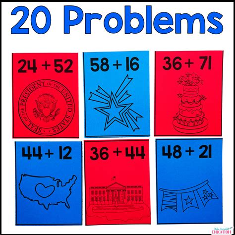 Double Digit Addition Solve The Room 2 Digit Addition Usa Math Activity