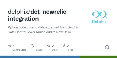 github delphix dct newrelic integration python code to send data