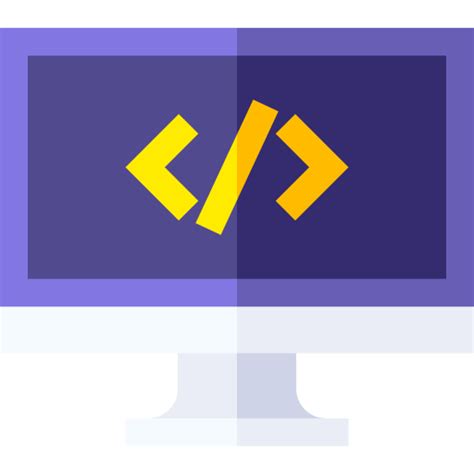 Web Development Basic Straight Flat Icon