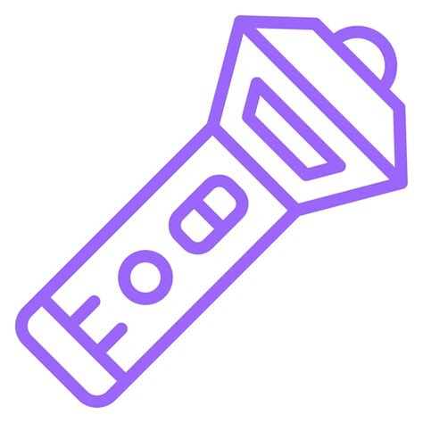 Premium Vector Flashlight Icon Style
