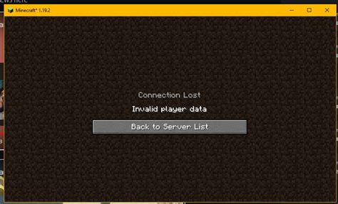Invalid Player Data On Singleplayer Mc 1192 Fml 4320