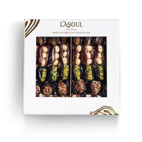 Dates Assortment Box 480grs Lasoul