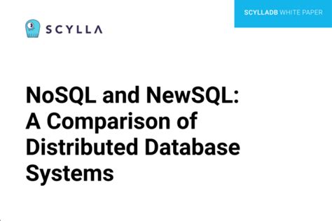 Nosql And Newsql A Comparison Of Distributed Database Systems It