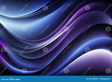 Horizontal Colorful Abstract Wave Background Abstract Background Stock